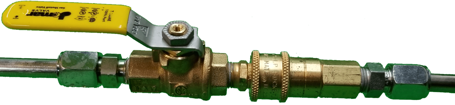 Small Cylinder Flare Kit (upgraded to 1/2" SS tube) - Responder Training