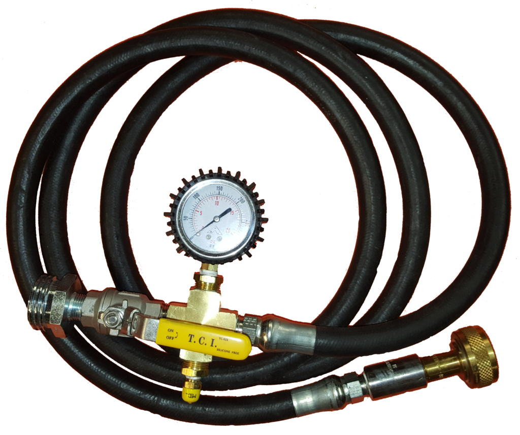 1/2" Gauge assembly with 10 foot w/hose - Responder Training